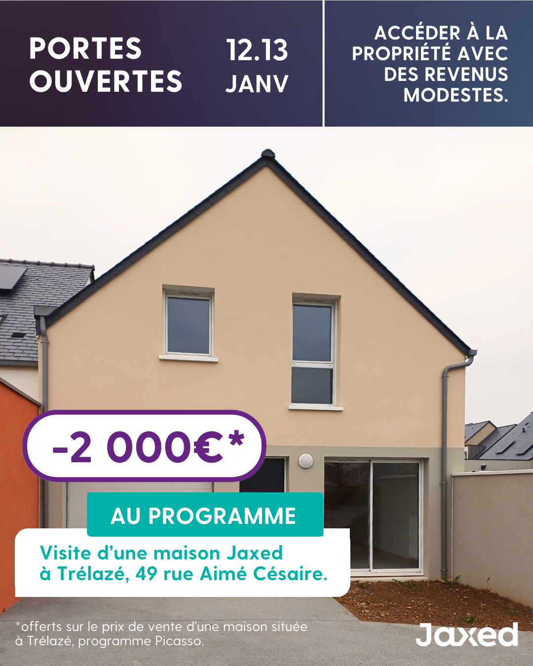 Portes ouvertes : Visite d'un logement - Jaxed